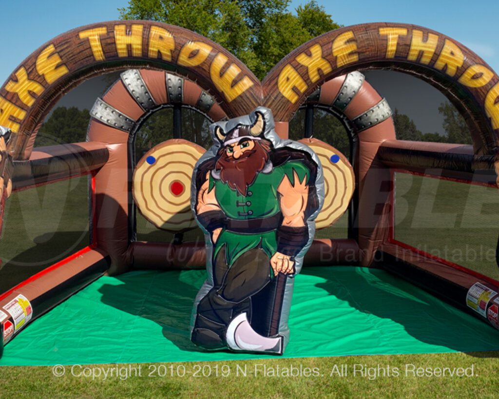 Viking Dual-Lane Axe Throw | Midwest Inflatables