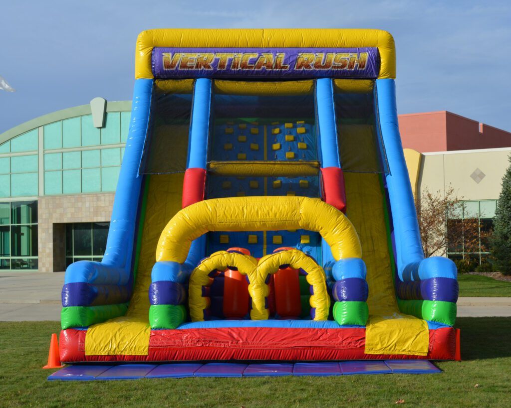 Vertical Rush Inflatable Obstacle Course Rental | Midwest Inflatables